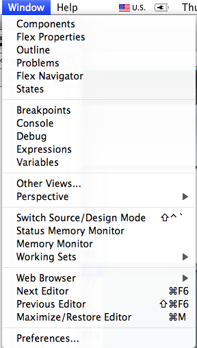 using Adobe Flex debugger